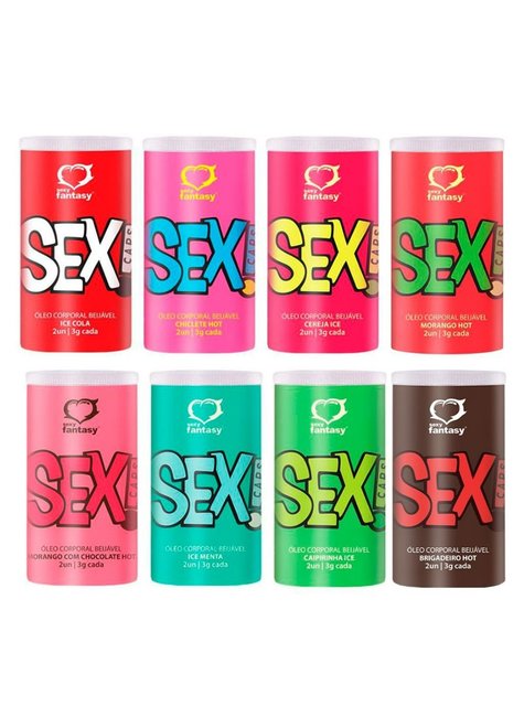 Bolinha Beijável Sex Caps Com 2 Unid Sexy Fantasy