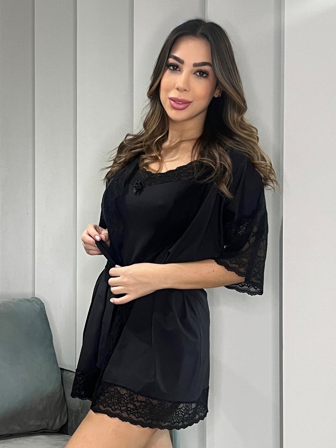 KIT Robe + Baby Doll - Aninha Intimates Lingerie